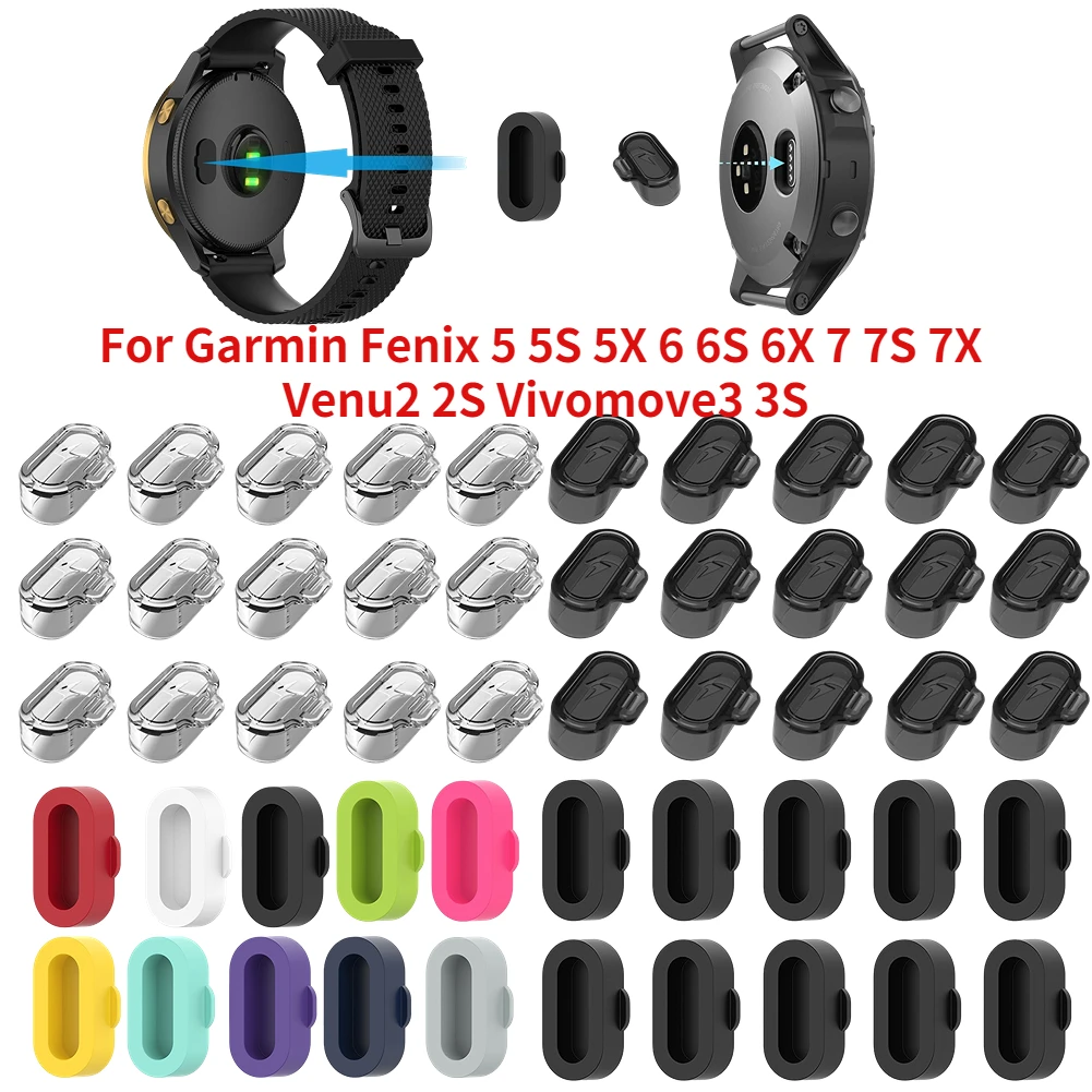10-50pcs-Charging-Port-Dustproof-Plug-Cover-Protection-Cap-For-Garmin ...