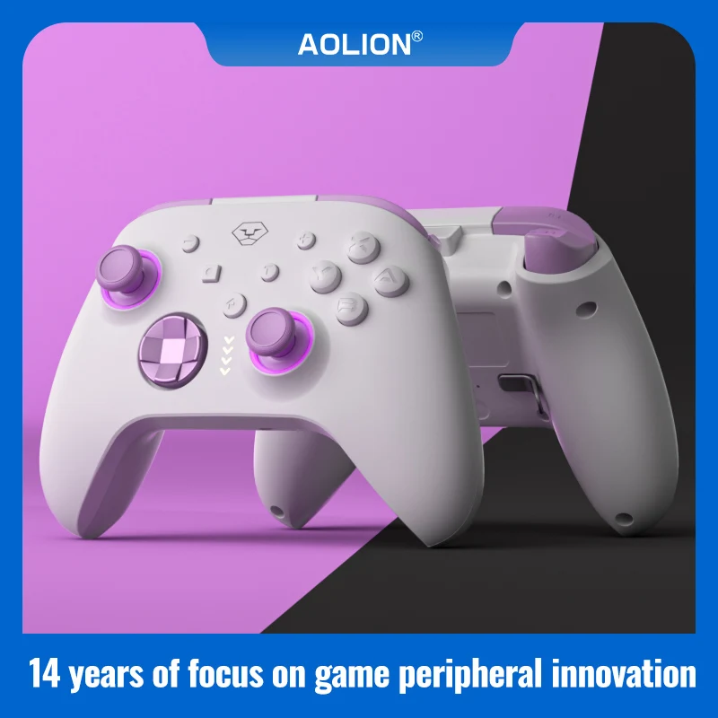 Aolion-Wireless-Bluetooth-vibrate-Gaming-Controller-Hall-Trigger ...