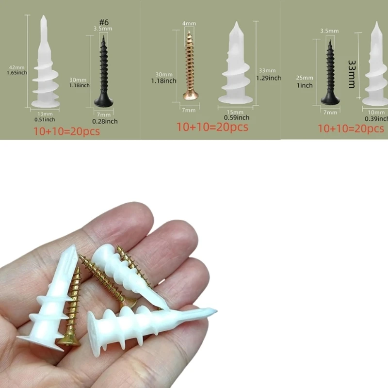 Self-Drilling-Drywall-Anchor-with-Tapping-Screw-for-Plasterboard-Gypsum ...