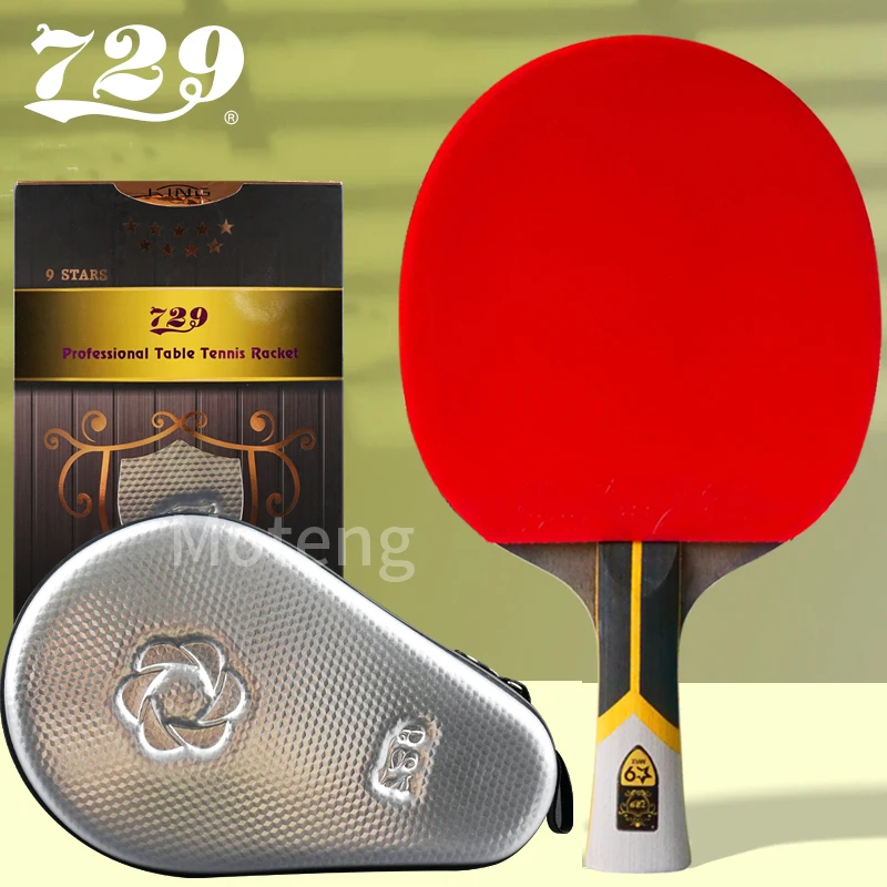 729-king-9-Star-Rubber-table-tennis-5-2-ALC-carbon-blade-professional ...