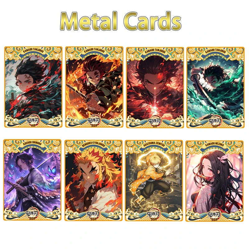2024-New-Demon-Slayer-Metal-Card-Nezuko-Mitsuri-Rias-Yae-Miko-Makima ...