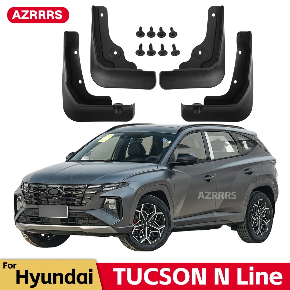 MudFlaps-For-Hyundai-TUCSON-Hybrid-N-Line-2024-2025-Mudguards-Mud-Flaps-Splash-Guards-Wheels ...