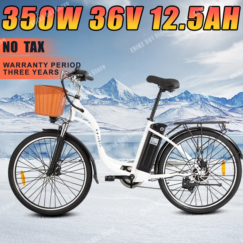 DYU-C6-EU-Stock-Electric-Bicycle-36V-12-5AH-Removable-Battery-350W ...