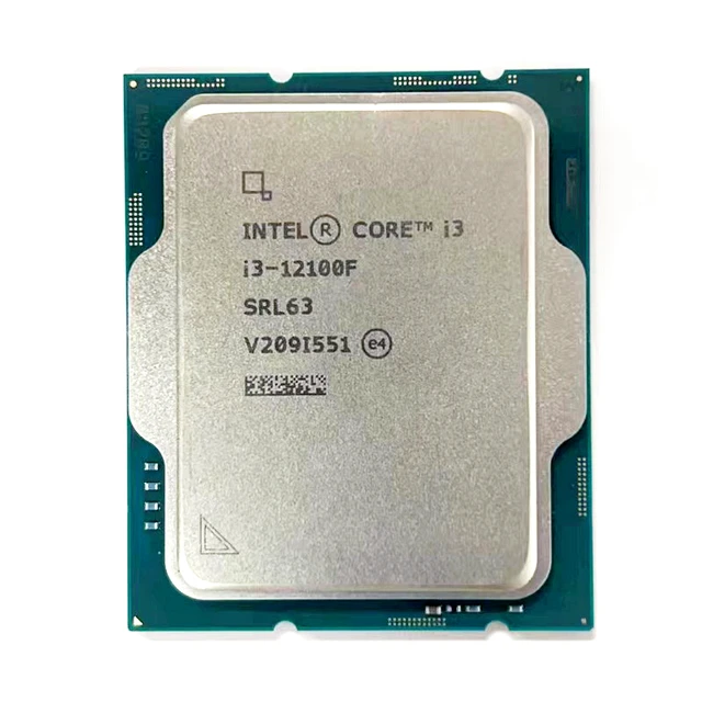 Novo processador intel core i3-12100F i3 12100f 3.3ghz quad-core cpu de ...