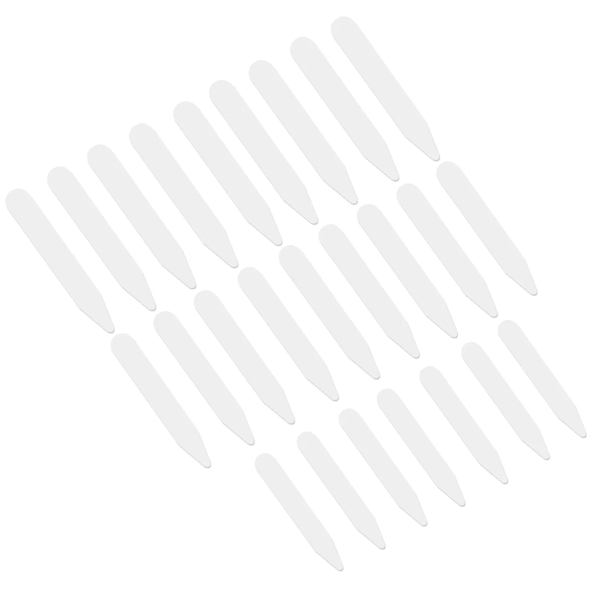 Vorcool-200-Stuks-Plastic-Witte-Shirts-Kraag-Blijft-Botten-Verstijven ...