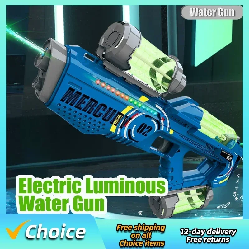 Summer-Fully-Automatic-Electric-Water-Gun-with-Light-Rechargeable ...