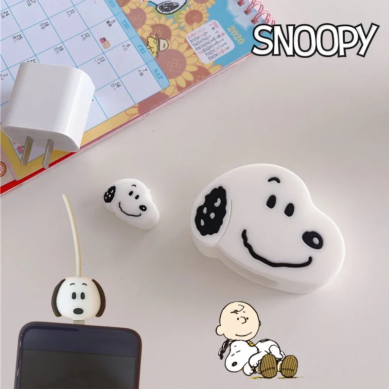Snoopy-USB-Cable-Protector-Data-Line-Bite-Fast-Charging-Case-for-Iphone ...