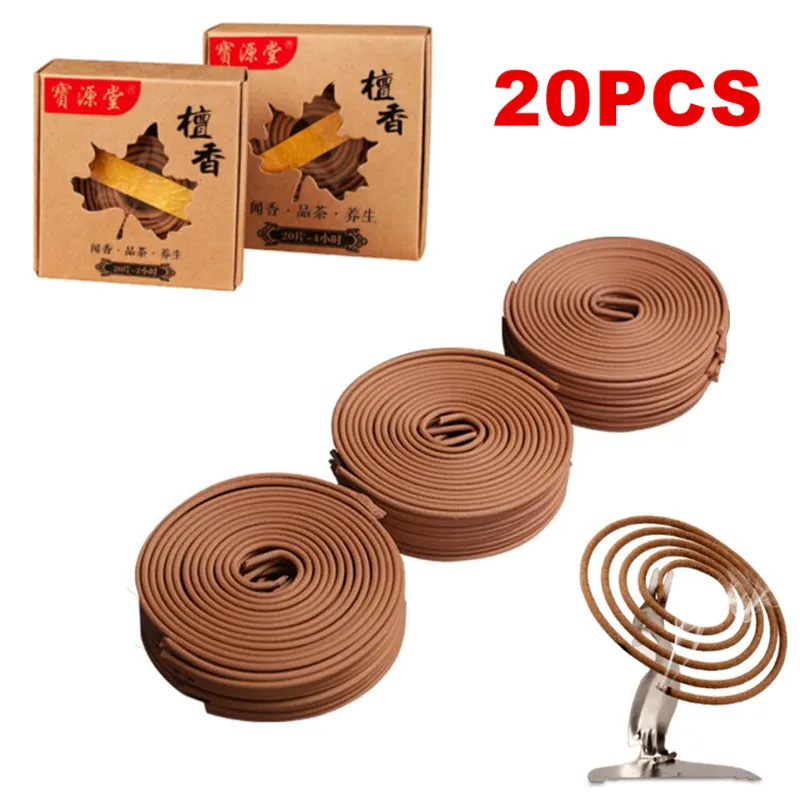 1box-Natural-Coil-Incense-Aromatherapy-Indoors-Indian-Buddhist-Wormwood ...