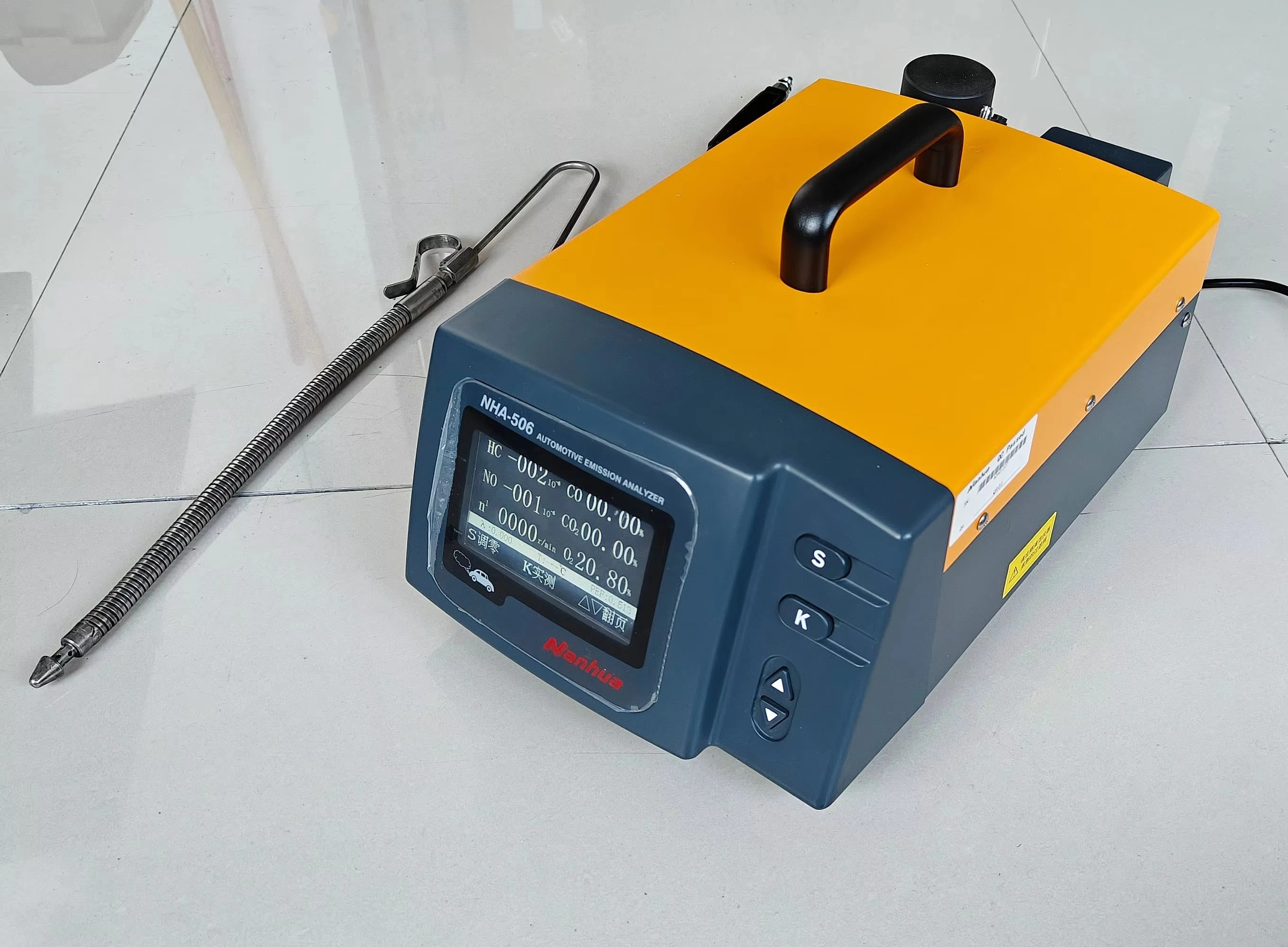 Portable Engine Exhaust Analyzers for HC/ CO/CO2/O2/NO 5 Gas NHA-506EN ...