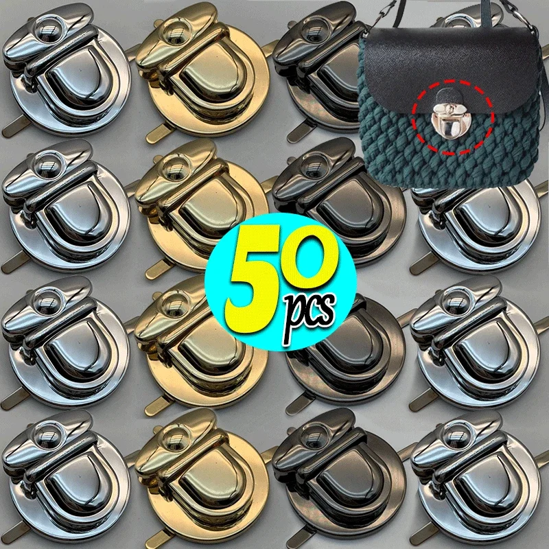 5-50pcs-Metal-Locks-Bag-Clasp-Catch-Buckles-for-Handbags-Purse-Tote ...