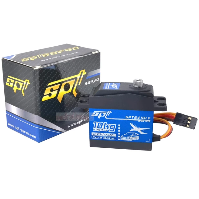 SPT 5410LV 120 10kg Metal Gear Standard Digital Servo RC Car 1:10 1:12 Fix-wing Robot Arm ...