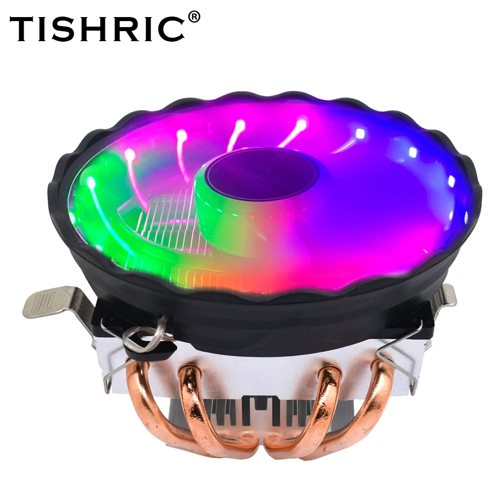 TISHRIC RGB CPU Processor Cooler X79 X99 For LGA 2011 V3 1700 1151 1155 ...