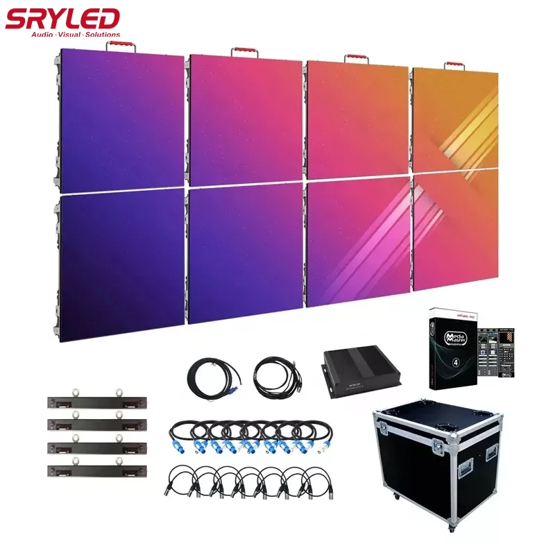 SRYLED-2mx1m-LED-Display-Wall-Turnkey-Solution-Indoor-Rental-P3-91-8PCS ...