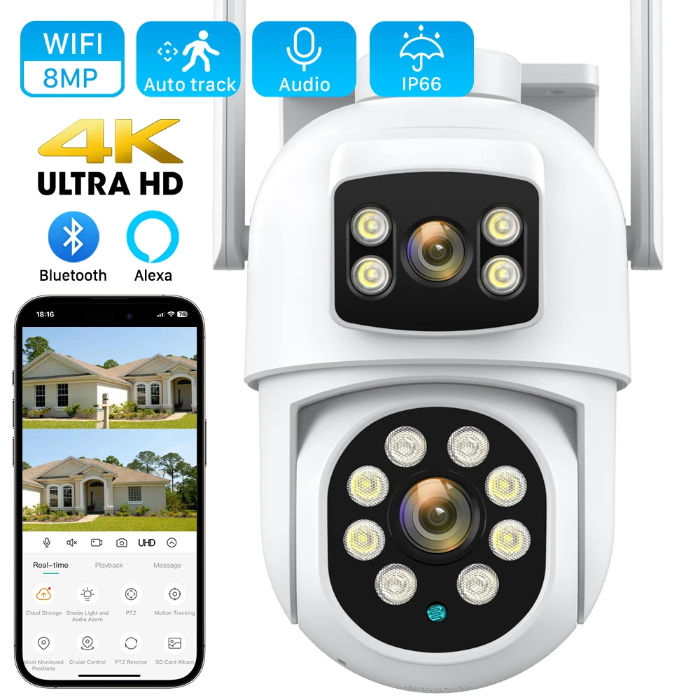 8MP-4K-Dual-Screen-icsee-Wifi-Camera-with-Dual-Lens-Color-Night-Vision ...
