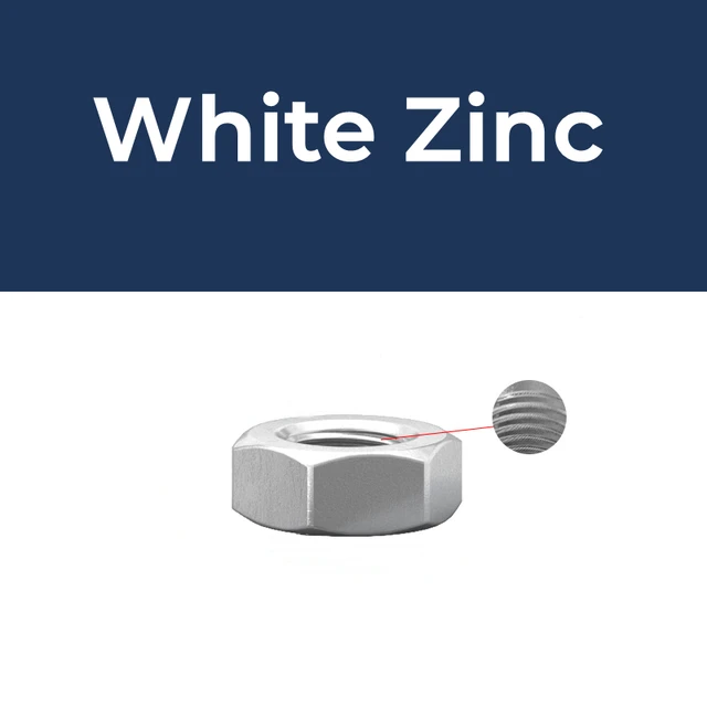 M7 M8 M9 M10 M12 M14 M16 탄소강가는 피치 나사 육각 너트 육각형 얇은 너트 잠금 너트 흰색 아연 색상 아연 ...