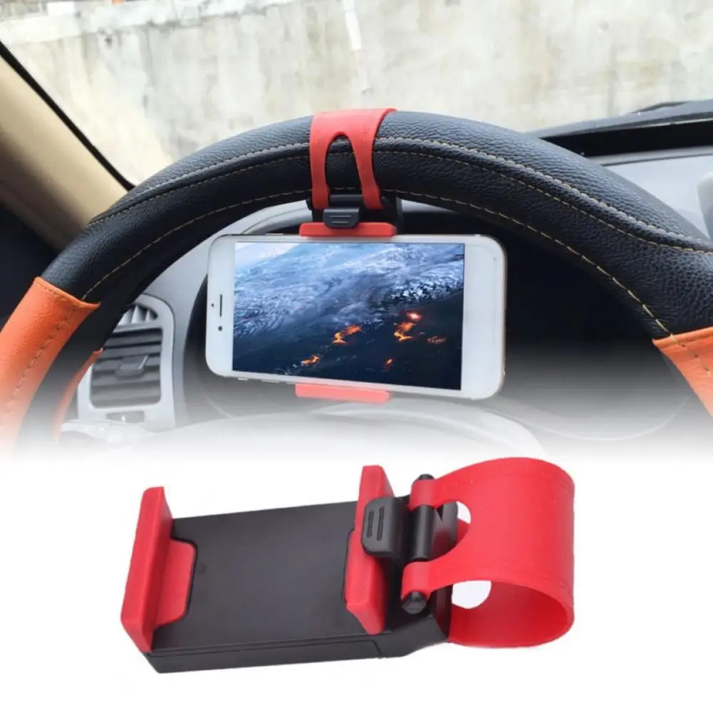 Stable-Phone-Holder-Mini-Auto-Steering-Wheel-Smart-Phone-Lazy-Bracket ...