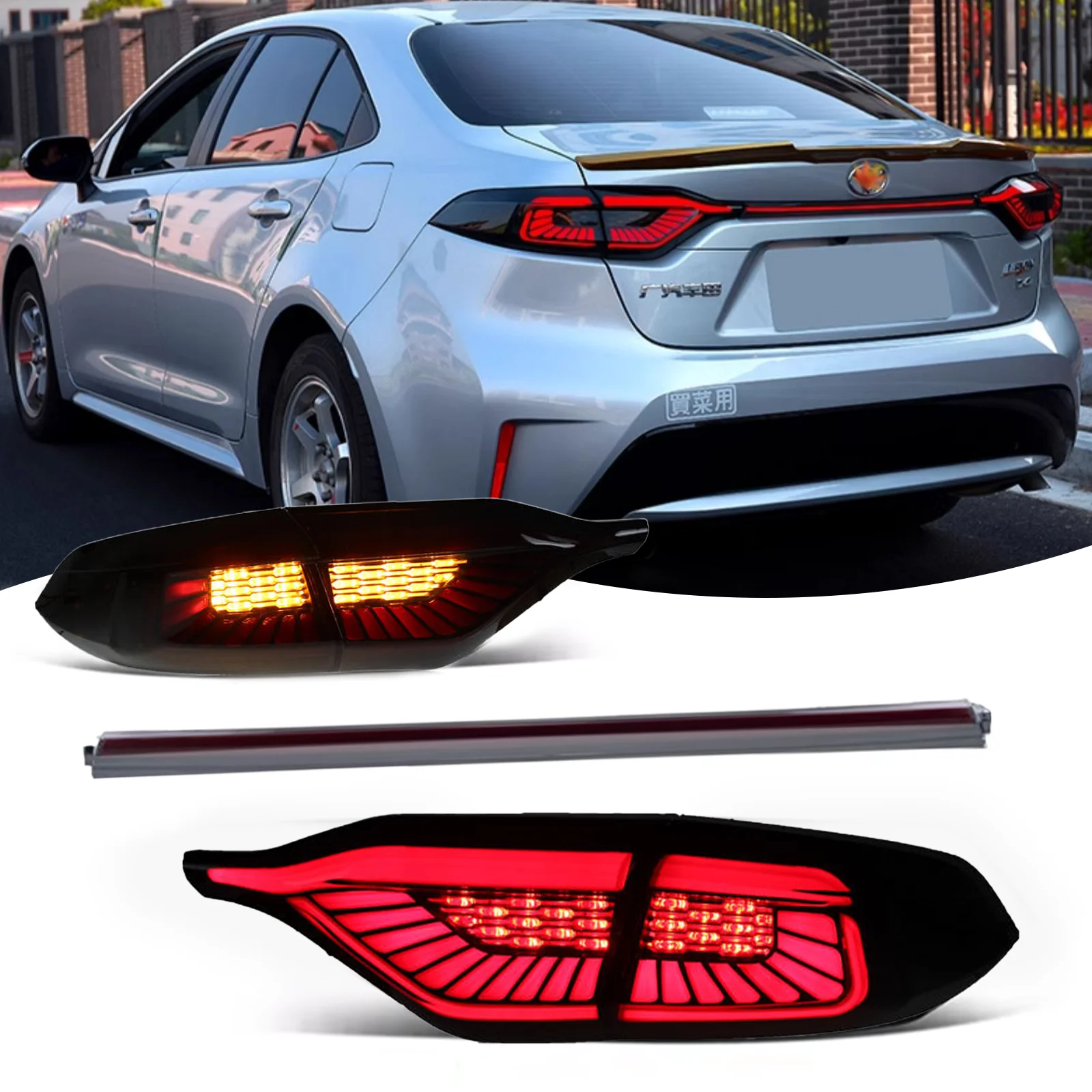 Car-LED-Rear-Taillights-for-Toyota-Corolla-Levin-2019-2020-Animation ...