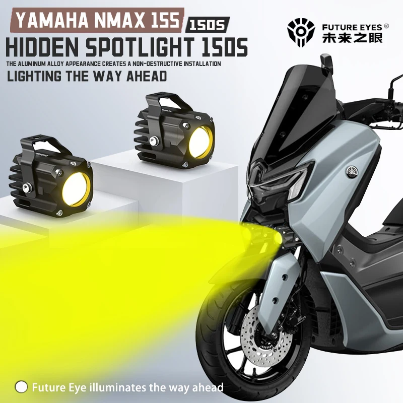 Future Eyes F150S For YAMAHA NMAX 155 LED Spotlight Hidden Night ...