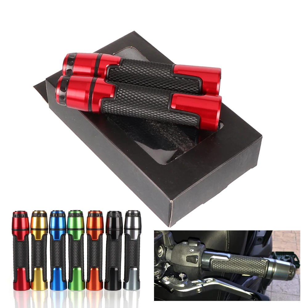 Universal-Motorcycle-7-8-22mm-24mm-Anti-Slip-Grip-Handle-Handlebar-Hand ...