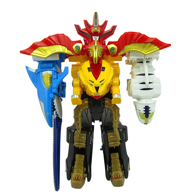 Power Rangers Dino Thunder Megazord Transformation