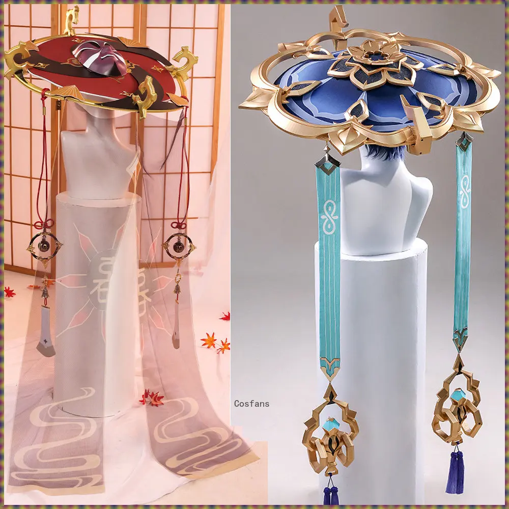 High-Quality-Genshin-Impact-Wanderer-Hats-Cosplay-Game-Scaramouche ...