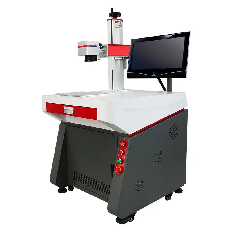 Fiber Laser Marking Machine Raycus 20W 30W 50W Cabinet Stand with ...