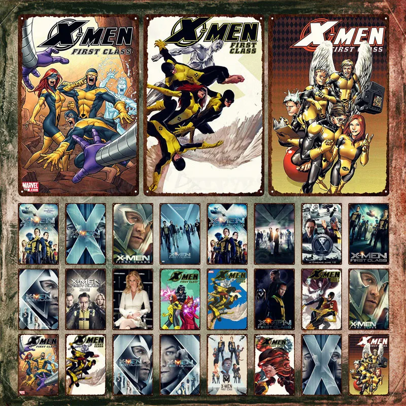 Marvel X Men: First Class Metal Poster The X Men Face A Choice of Two ...