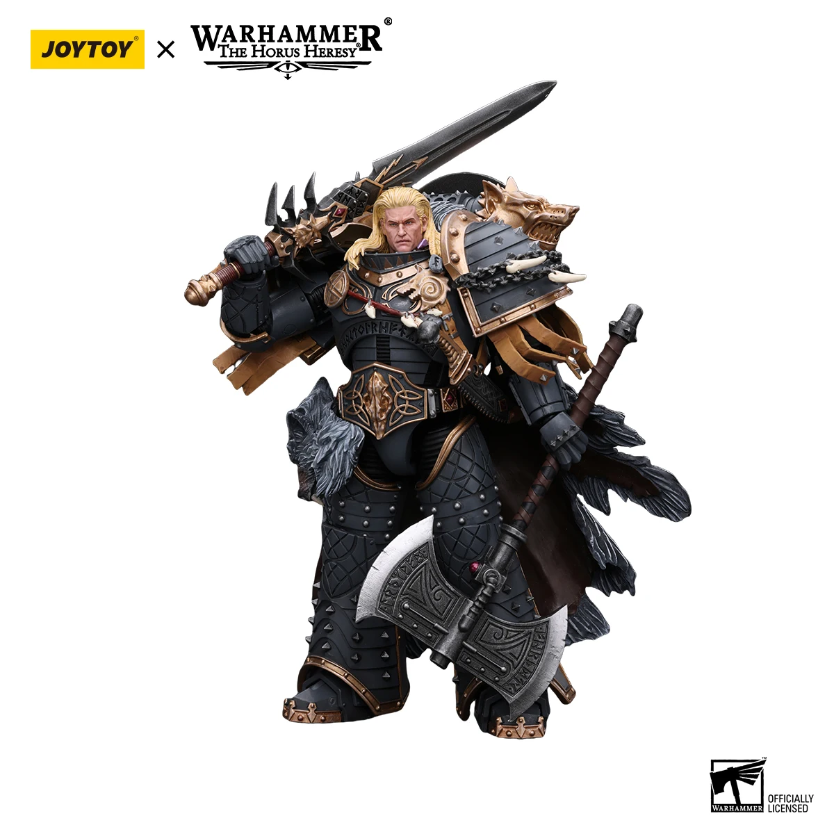 JOYTOY-Warhammer-40k-1-18-Action-Figures-Anime-18cm-Space-Wolves-Leman ...