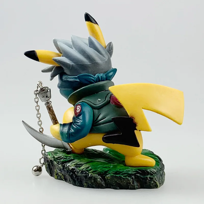Pokemon Naruto Pikachu Anime Figure Uzumaki Itachi Sasuke Cute PVC Toys ...