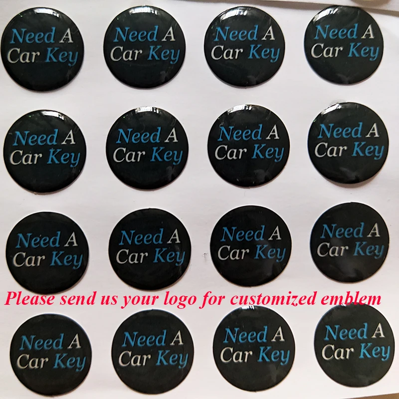 14mm-car-key-logo-sticker-for-KEYDIY-VVDI-XHorse-remote-key-with-Epoxy ...