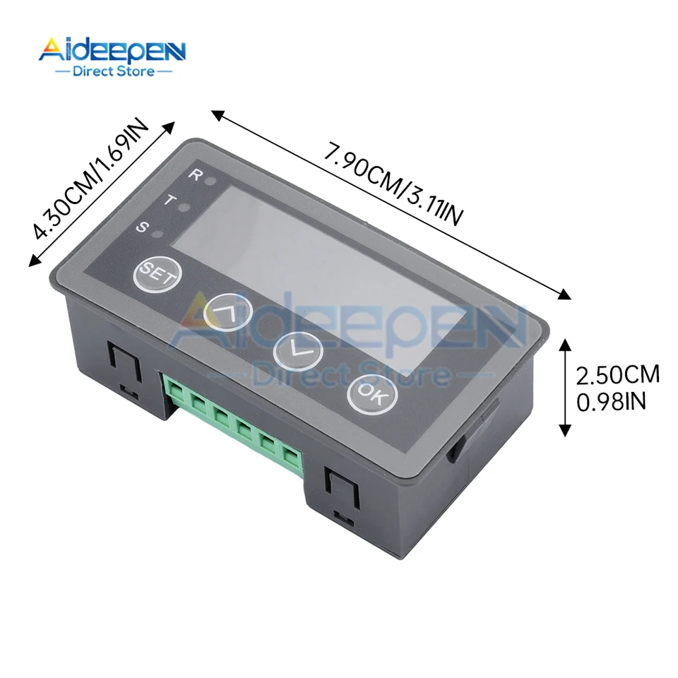 Programmable RS485 RS 485 ModBus-RTU Communication Meter Micro ...