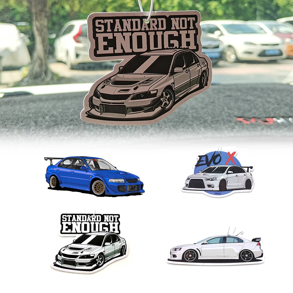Newest-For-Mitsubishi-EVO-Car-Air-Freshener-Hanging-JDM-Racing-Style ...
