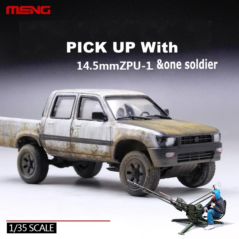 1-35-Scale-Assembly-Car-Model-4X4-PICK-UP-w-ZPU-1-Plastic-Model ...