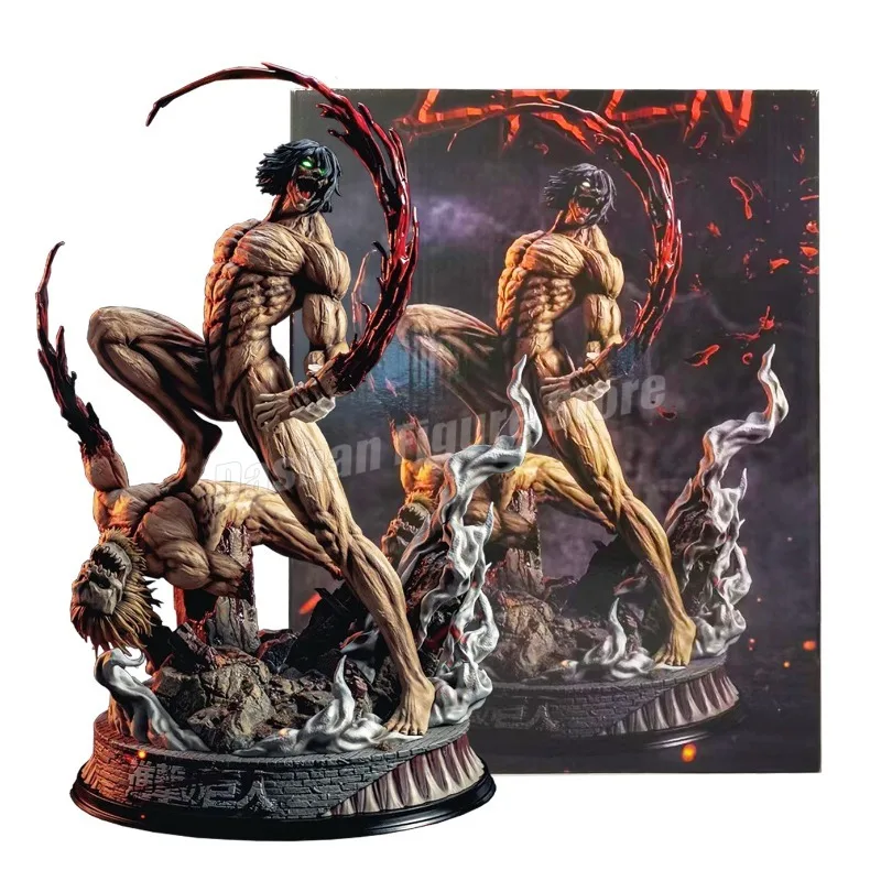 Anime-Attack-on-Titan-Action-Figure-Eren-Jaeger-Statue-PVC-Collectible ...