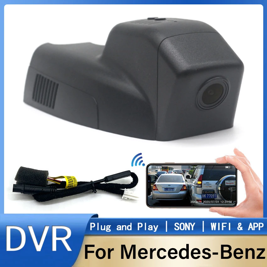 Plug and Play HD 2160P Wifi Car Dvr Dash Cam for Mercedes Benz B Class ...