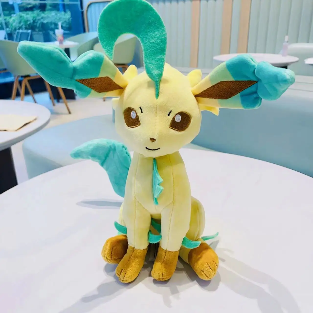 18-28cm Pokemon Plush Toy Grookey Sprigatito Oshawott Leafeon Espeon ...
