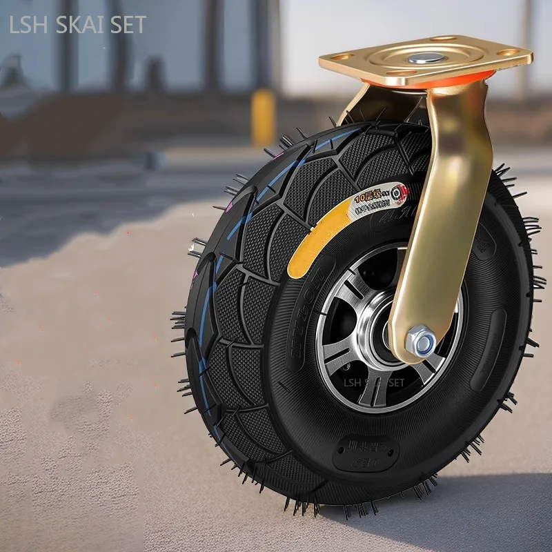 Aluminum Alloy Bearing Inflatable Wheel 6/8/10-inch Casters Wheels ...