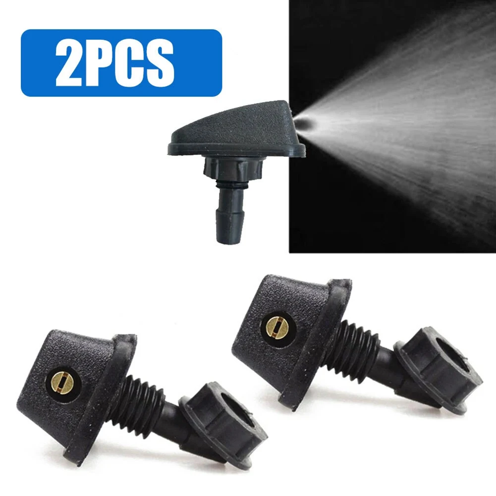2PCS Car Front Hood Wiper Nozzle Spray Kit 360 Degree Adjustable ...