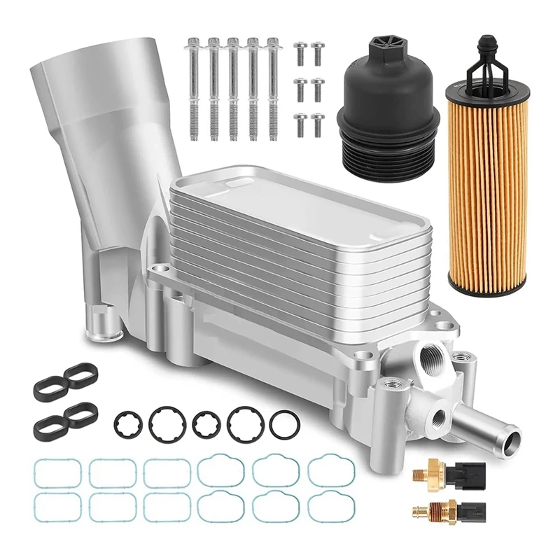 Aluminum-Engine-Oil-Cooler-Filter-Housing-Assy-68105583AA-68310865AB ...