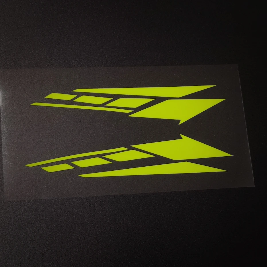 Motorcycle-Front-Fender-Comb-Universal-Stickers-Decoration-Reflective ...