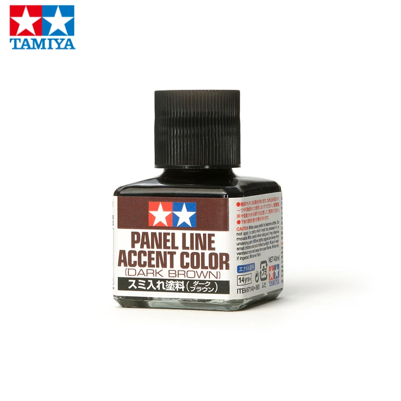 Tamiya-87140-Panel-Line-Accent-Color-Dark-Brown-Model-Coloring-Paint ...