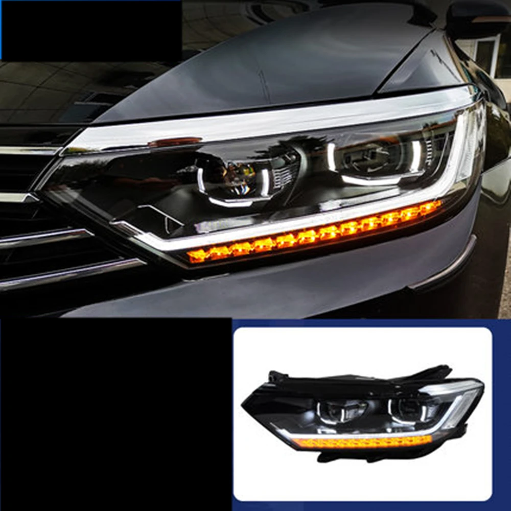 For-Volkswagen-vw-passat-b8-2017-20-Led-Headlight-Assembly-HID-DRL ...