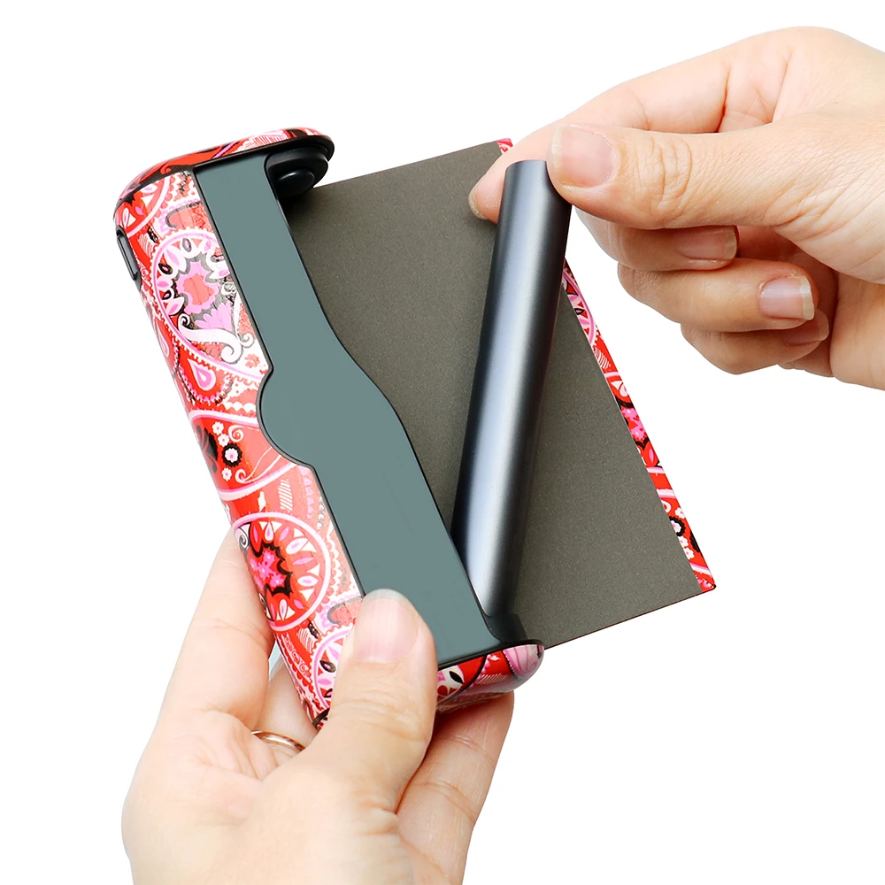 4 Colors Flower Leather Case for IQOS Iluma Prime Cover Bag Holder ...