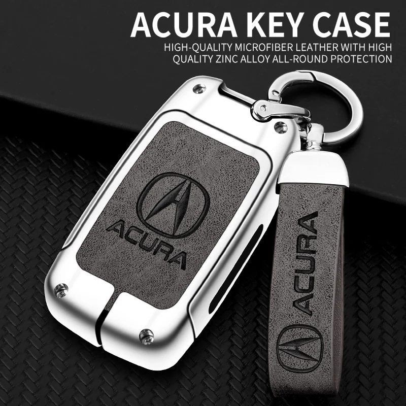 Car Key Fob Cover Case Protect Shell Holder Set For Acura MDX RDX TSX RSX Integra TL RL NSX TLX ...