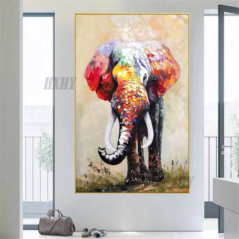 Abstract Elephant Paintings