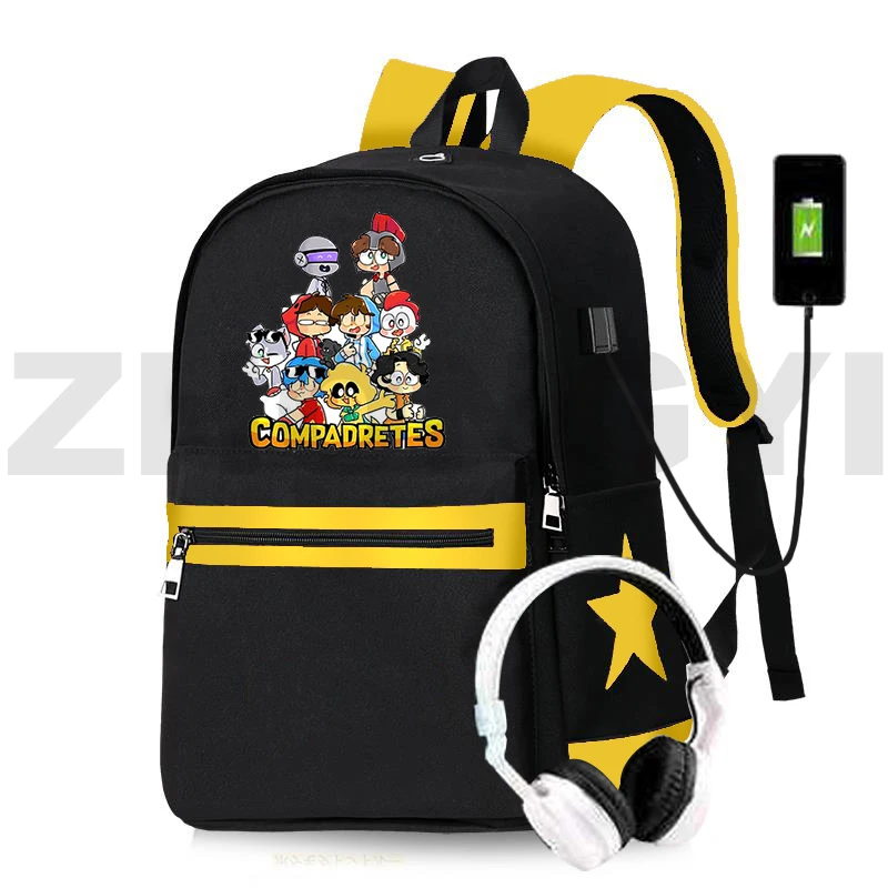 Nuevo Juego Compadretes Mochila Los Compas Bag Pack Anime Mikecrack ...