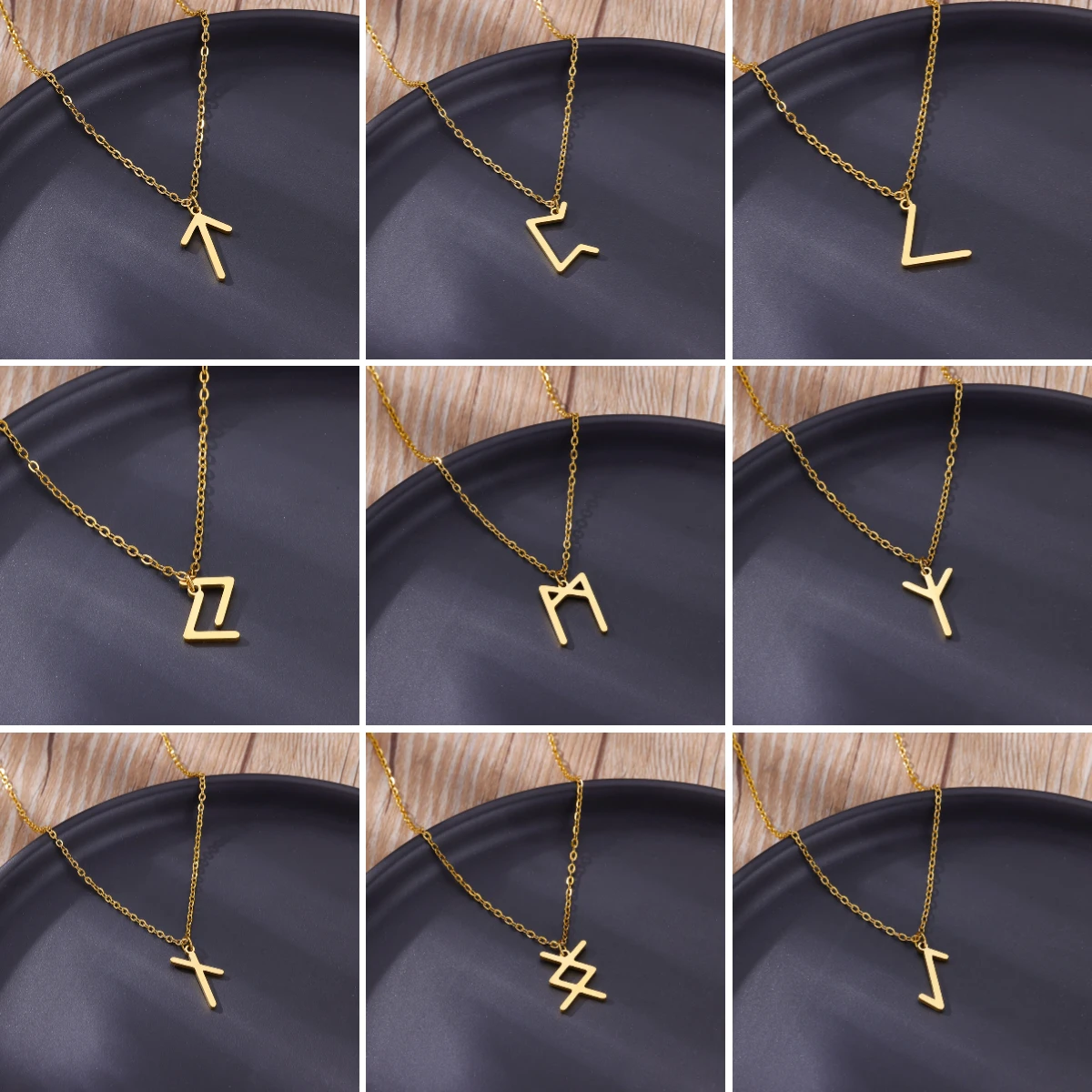 Viking-Petite-Rune-Layering-Necklace-Elder-Futhark-Runes-Feminine ...