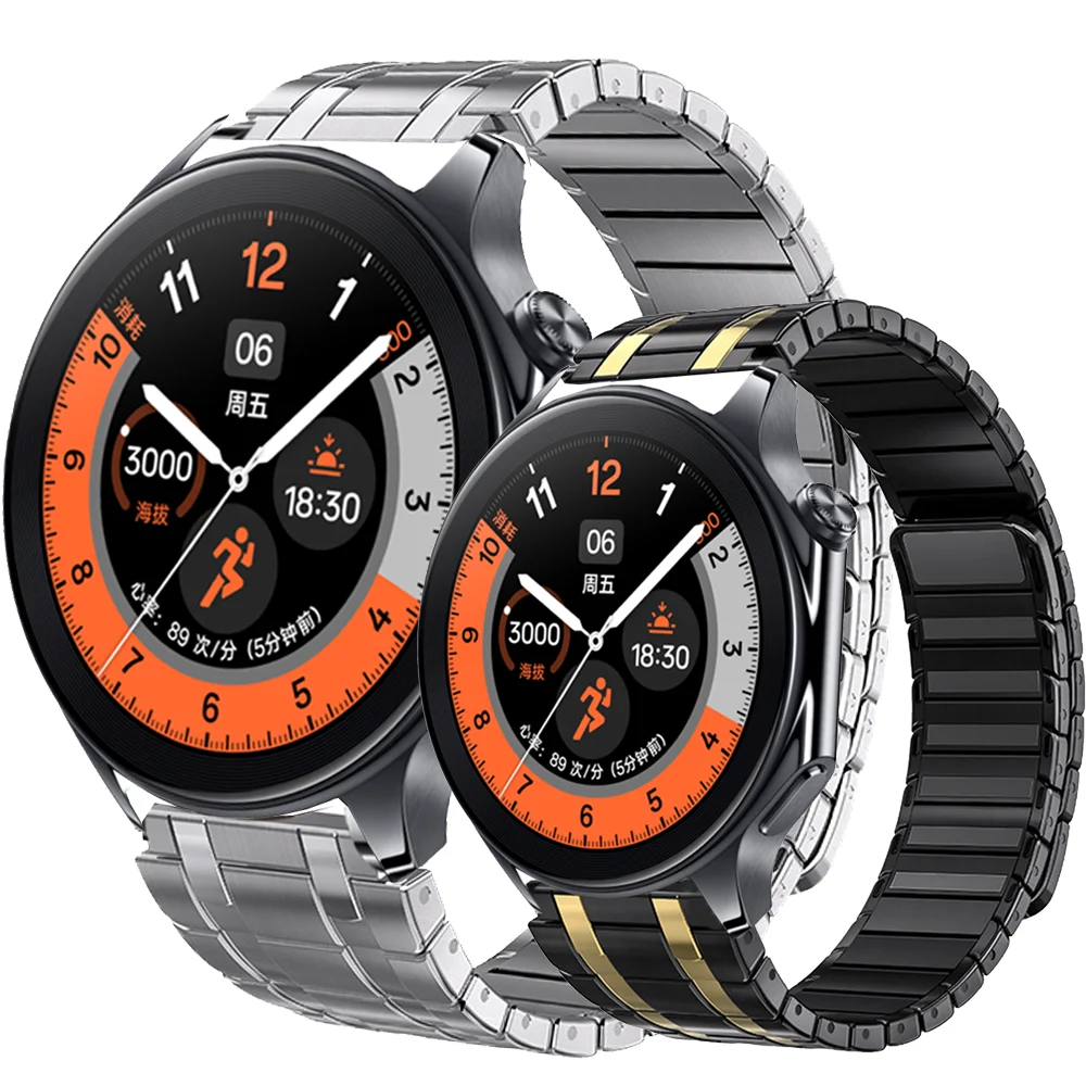 Luxury-Stanless-Steel-Strap-for-OnePlus-Watch-2-Business-Bracelet ...