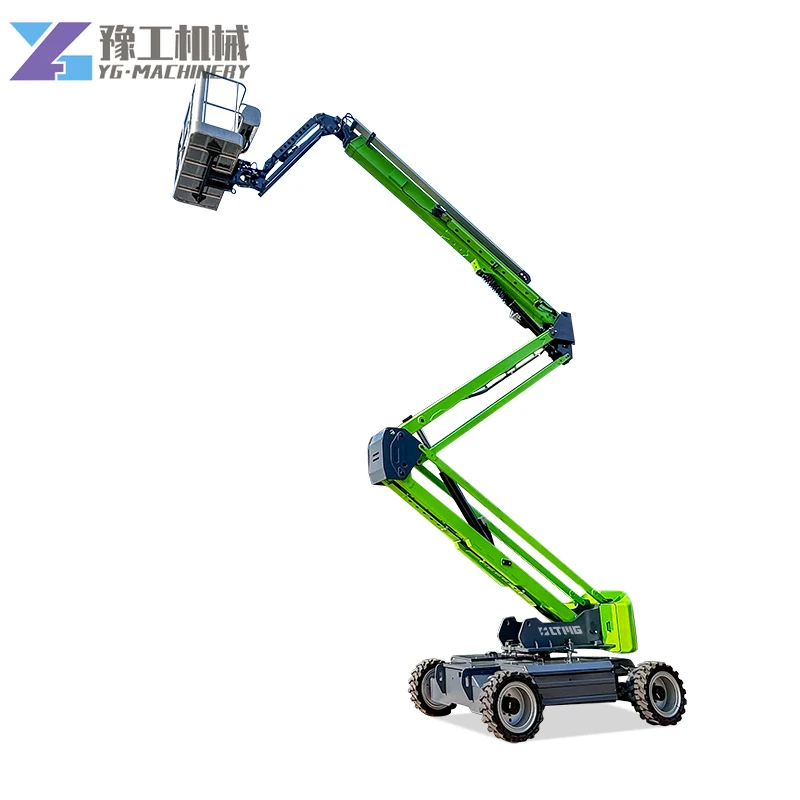 Yg-10-20M-Elektrische-Gelede-Boom-Lift-Nieuwe-Batterij-Type-Hoogwerker ...