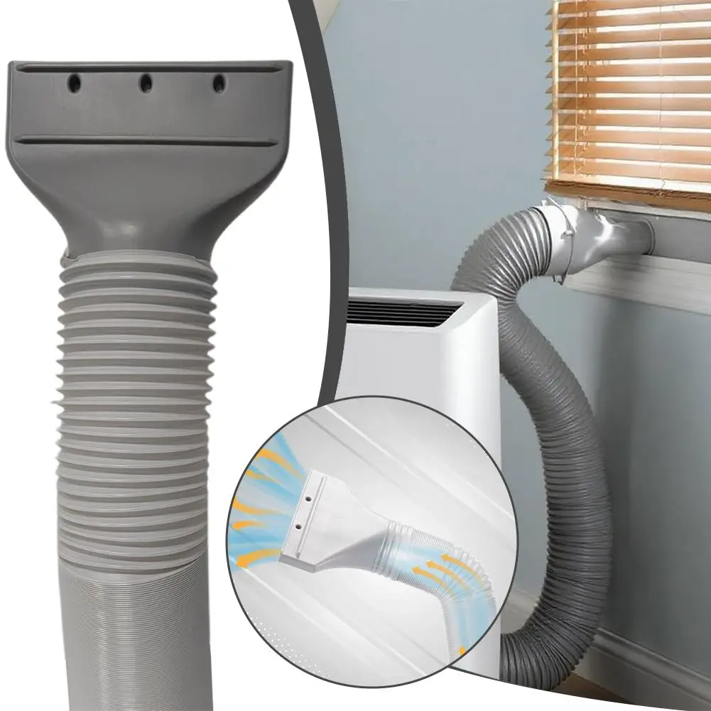 1/2PCS 1.5M Flat Mouth Joint Exhaust Duct Portable Mobile Air ...